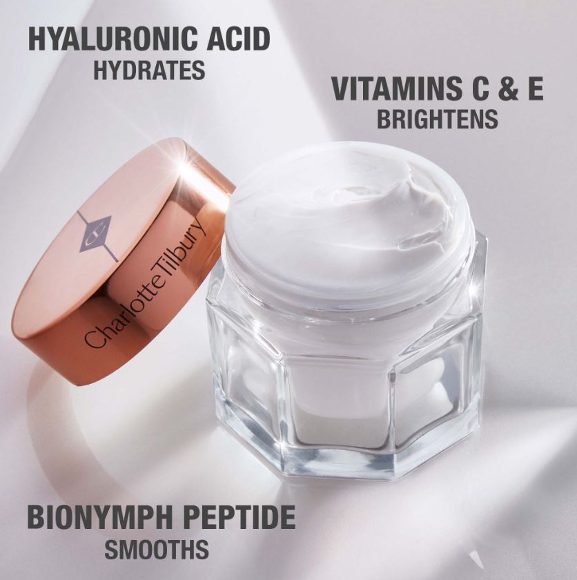 Charlotte Tilbury Magic Cream Moisturizer with Hyaluronic Acid - Maat ...