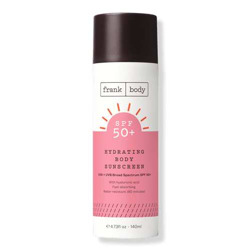 frank body Hydrating Body Sunscreen SPF50+ - Maat Beauty