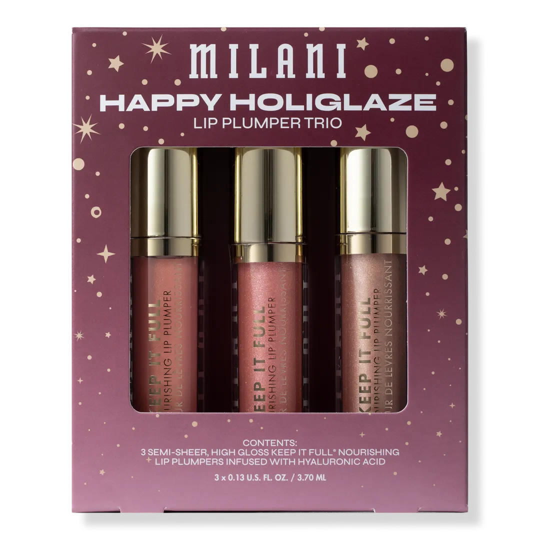 Milani HAPPY HOLIGLAZE – Keep It Full Nourishing Lip Plumpers Set ...